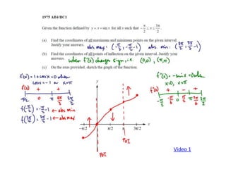 Ap calculus applications of derivatives frq | PPTX | Physics | Science