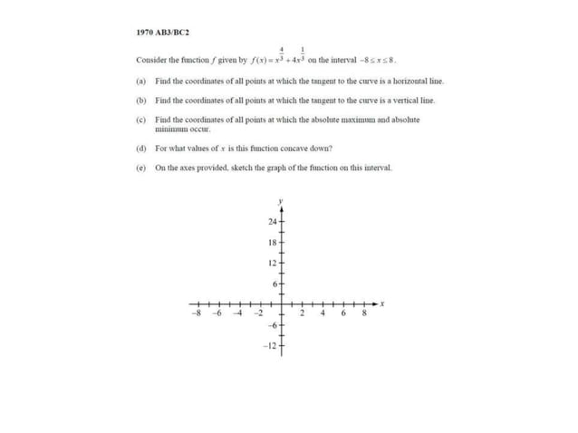 Ap calculus applications of derivatives frq | PPTX | Physics | Science