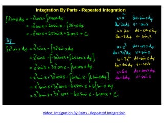 AP Calculus BC Integration By Parts (Updated)