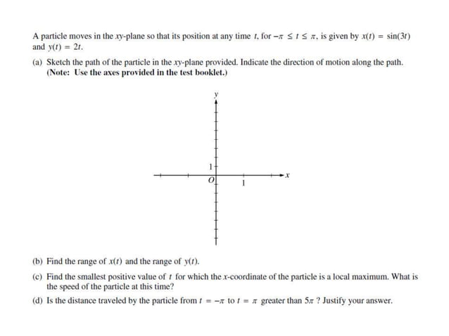 Ap Calculus Bc Parametric Vector Frq Pptx