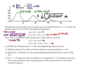 AP Calculus BC parametric, vector frq | PPTX