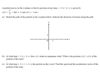 AP Calculus BC parametric, vector frq | PPTX