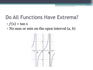 Ap calculus extrema v2 | PPTX