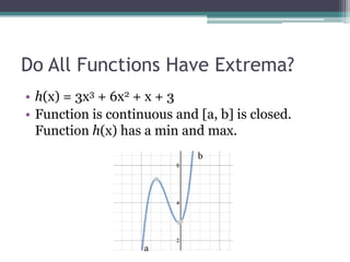 Ap calculus extrema v2 | PPTX