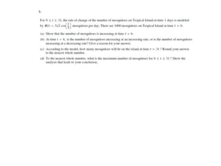 Ap calculus ftc applications frq | PPTX