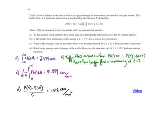 Ap calculus ftc applications frq | PPTX