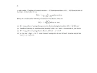 Ap calculus ftc applications frq | PPTX