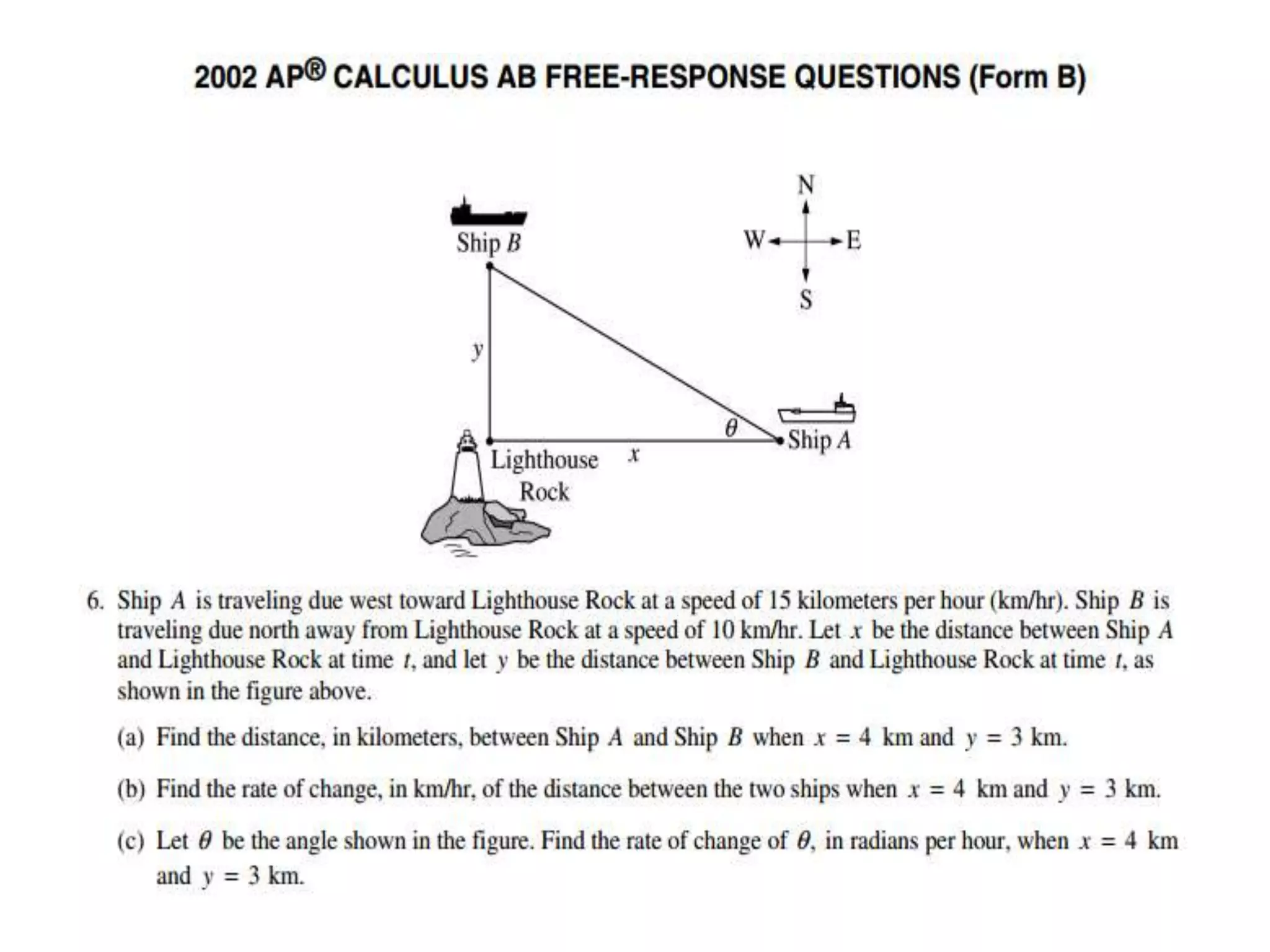 Ap calculus related rates frq | PPTX