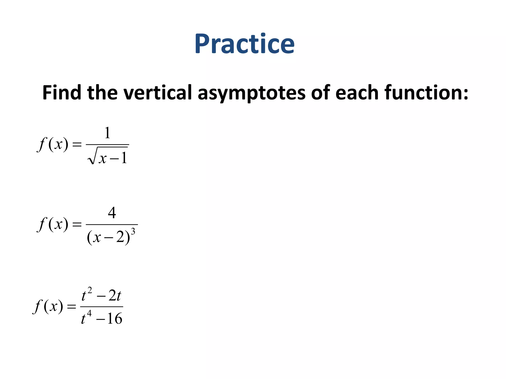 Limits & infinity (horizontal & vertical asymptotes) AP Calc | PPTX ...