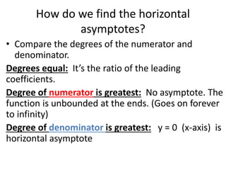 Limits & infinity (horizontal & vertical asymptotes) AP Calc | PPTX