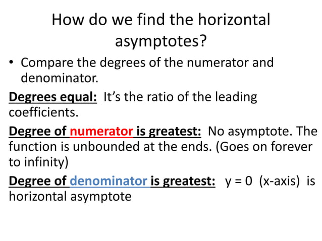 Limits & infinity (horizontal & vertical asymptotes) AP Calc | PPTX ...