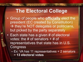 AP Campaigns and the Electoral Process | PPT | Elections | Politics