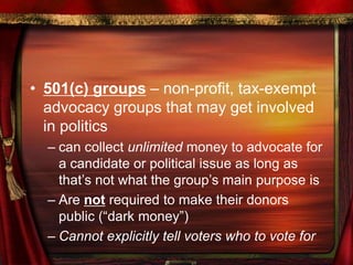 AP Campaigns and the Electoral Process | PPT | Elections | Politics