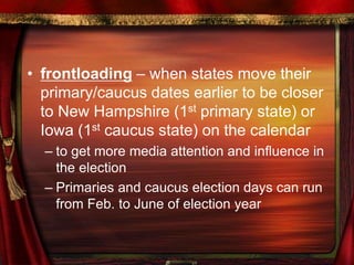 AP Campaigns and the Electoral Process | PPT | Elections | Politics