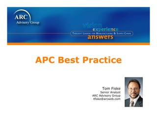 APC Best Practice | PDF