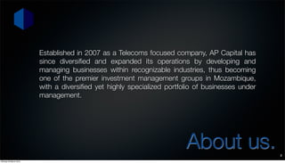 AP Capital Company Profile | PDF