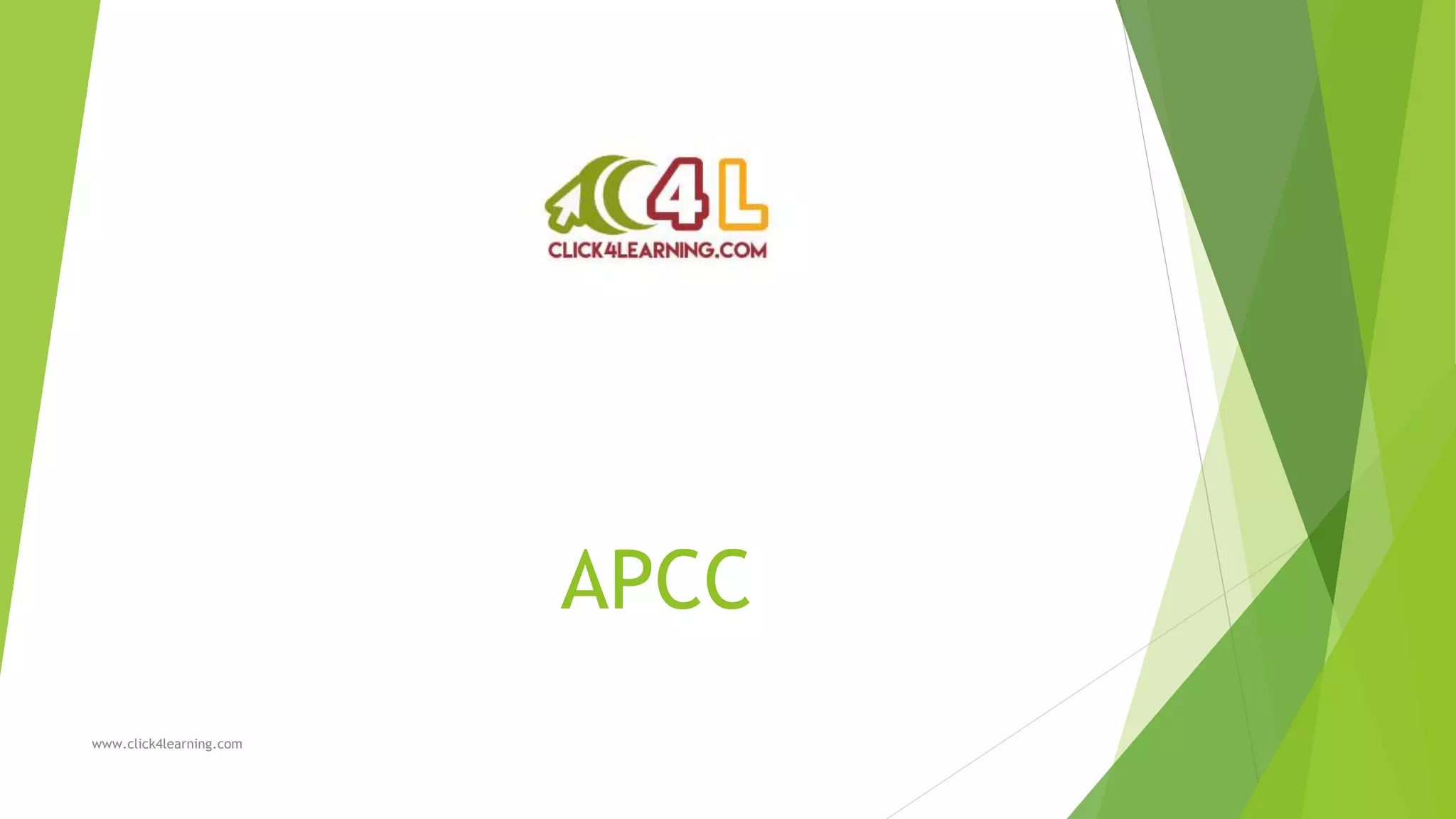 Introduction to Oracle APCC | PPT