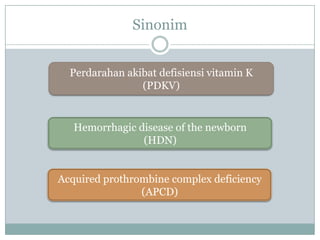Acquired Prothrombin Complex Deficiency | PPTX