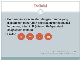 Acquired Prothrombin Complex Deficiency | PPTX