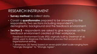 Feedback Environment Practices in Education Organizations | PPT