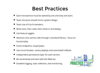 Microservices: Notes From The Field | PPT