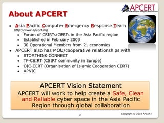 APCERT Updates | PPT