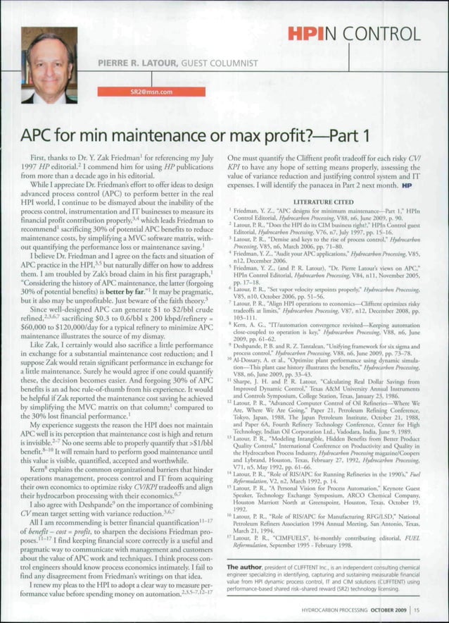 Apc for min maintenance or max profit -part 1 | PDF | Business ...