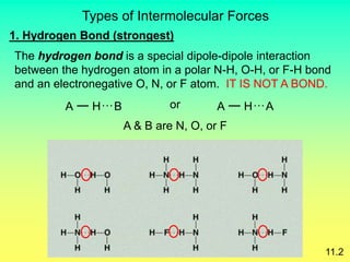 ap ch 11 intermolecular forces.ppt | Chemistry | Science