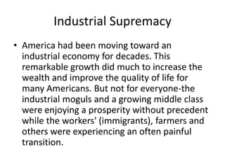 Ap ch 17 industrial supremacy | PPTX