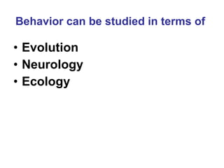 Ap chap 51 animal behavior | PPT