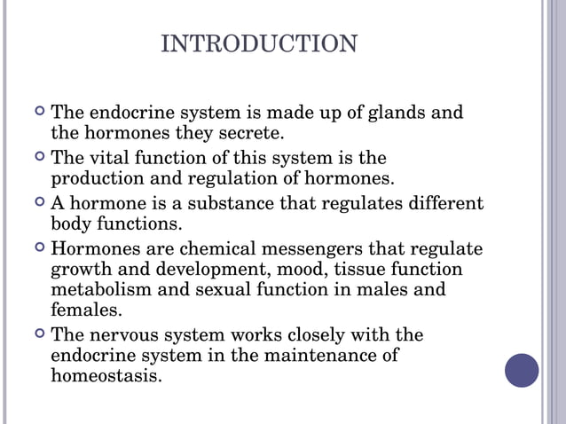 A&P Chapter 31 Endocrine System | PPT | Hormonal Disorders | Endocrine ...