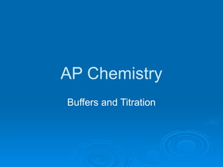 AP Chemistry Buffers and Titration (not done).pptx