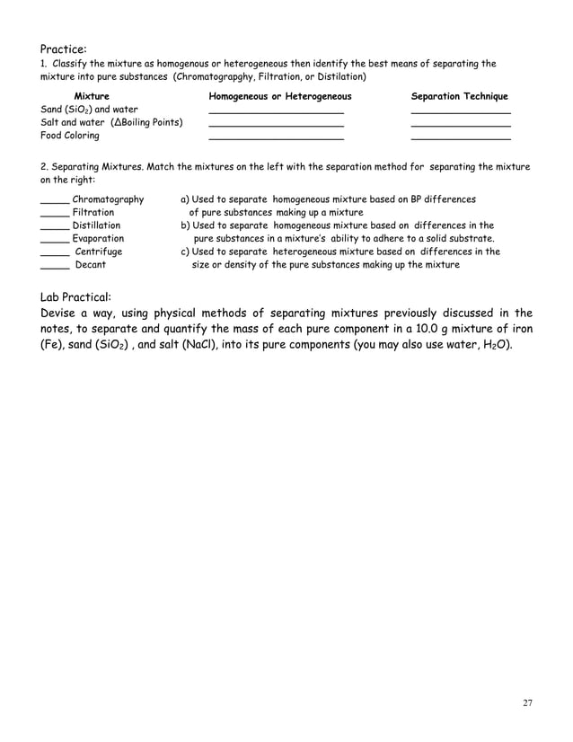 Ap chemistry notes chapter 1 | PDF | Chemistry | Science