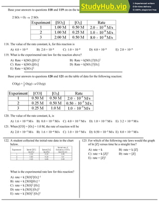 AP CHEM MIDTERM REVIEW | PDF