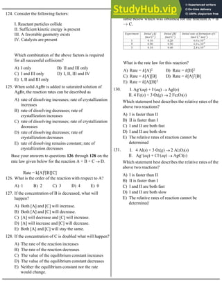 AP CHEM MIDTERM REVIEW | PDF