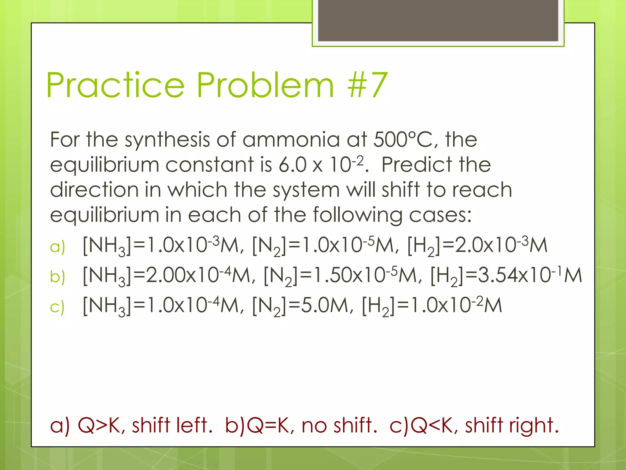 Ap chem unit 13 presentation | PPT