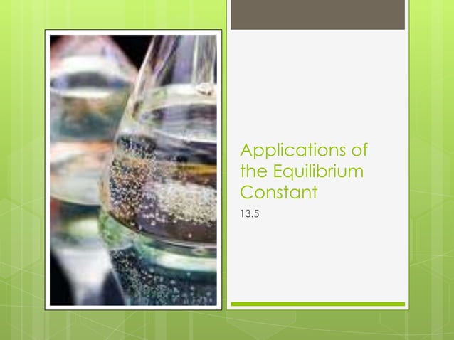 Ap chem unit 13 presentation | PPT