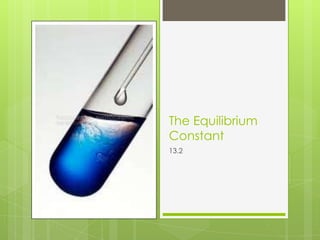 Ap chem unit 13 presentation | PPT