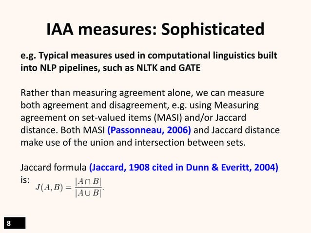Interannotator Agreement | PPT Interannotator Agreement | PPT