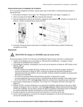 Apc manual en espanol | PDF