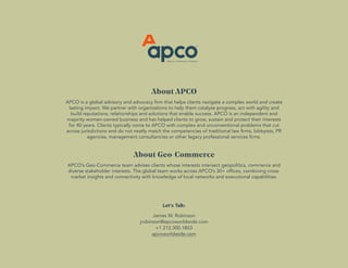 The APCO Geopolitical Radar - Q4 2024 The Global Operating Environment ...