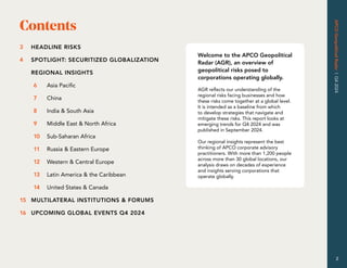 The APCO Geopolitical Radar - Q4 2024 The Global Operating Environment ...