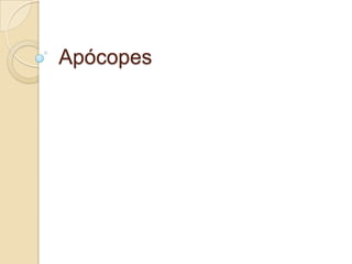 Apócopes | PPTX
