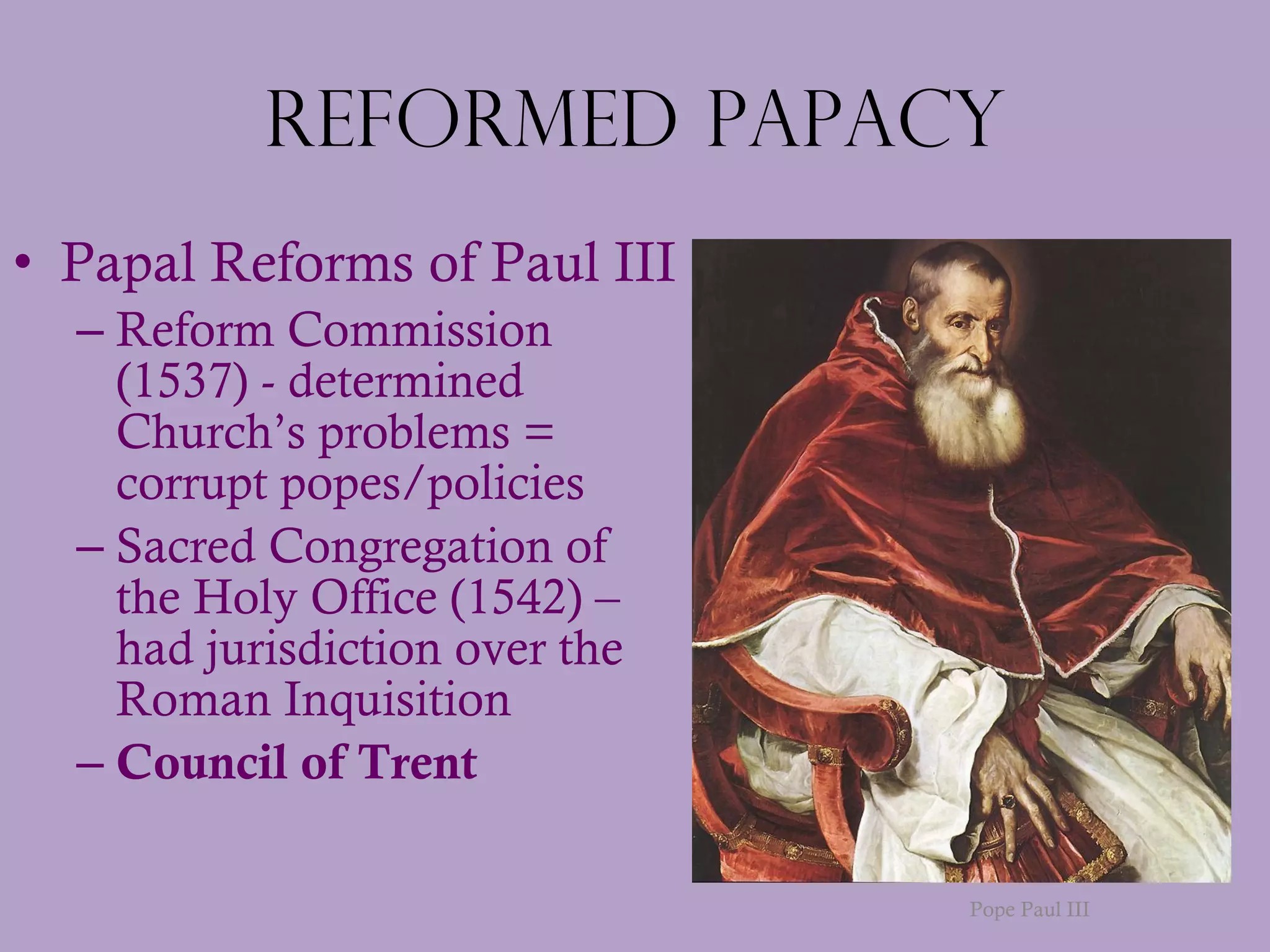 AP Counter Reformation | PPT