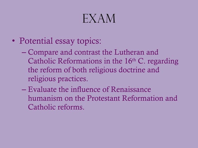 AP Counter Reformation | PPT