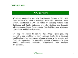 Apc partners general profile | PPT