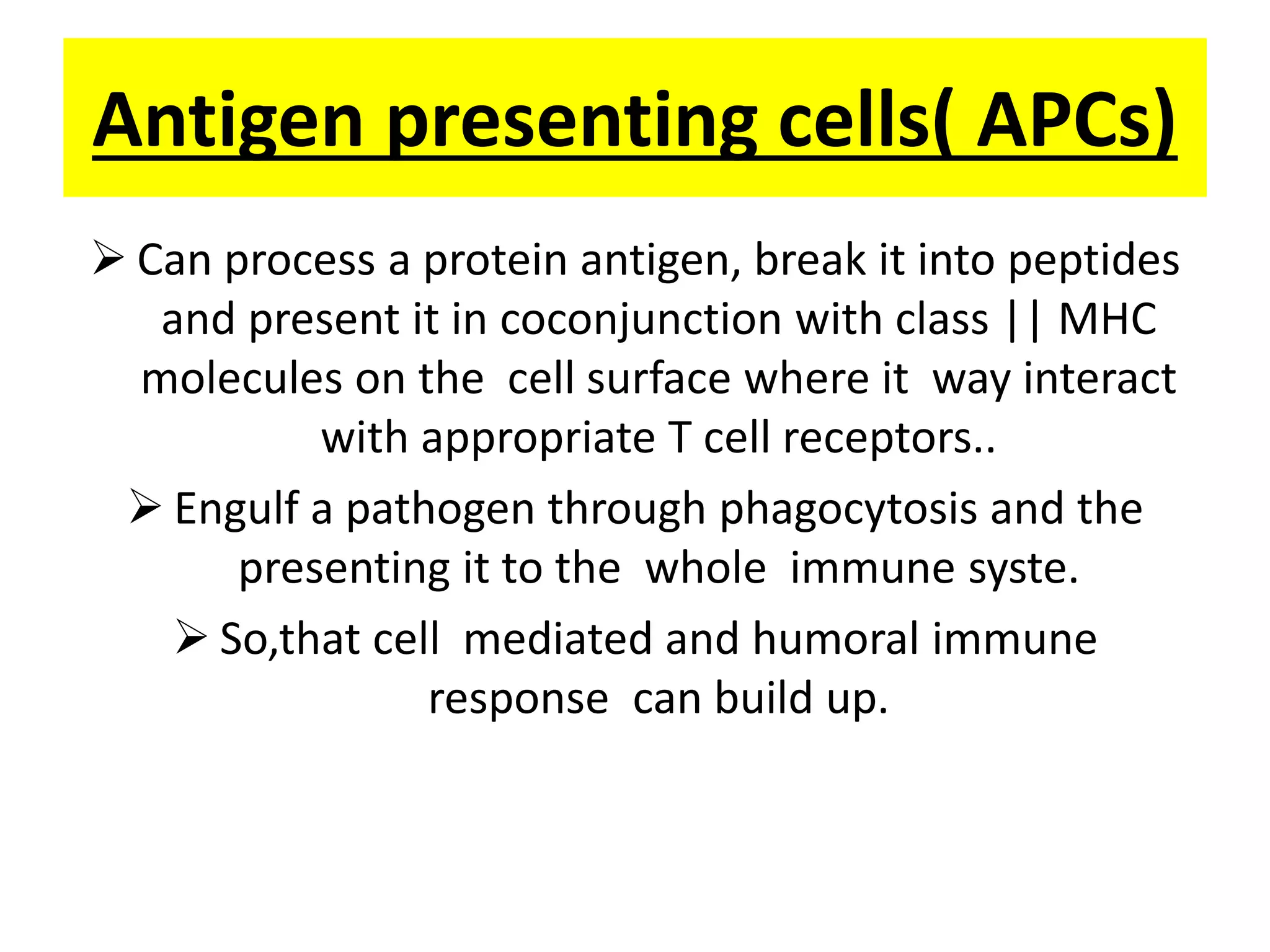 Antigen Presenting cells(APCs) | PPTX