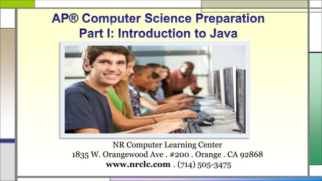 Ap Computer Science Test Prep Part 1 Introduction To Java Programming Ppt