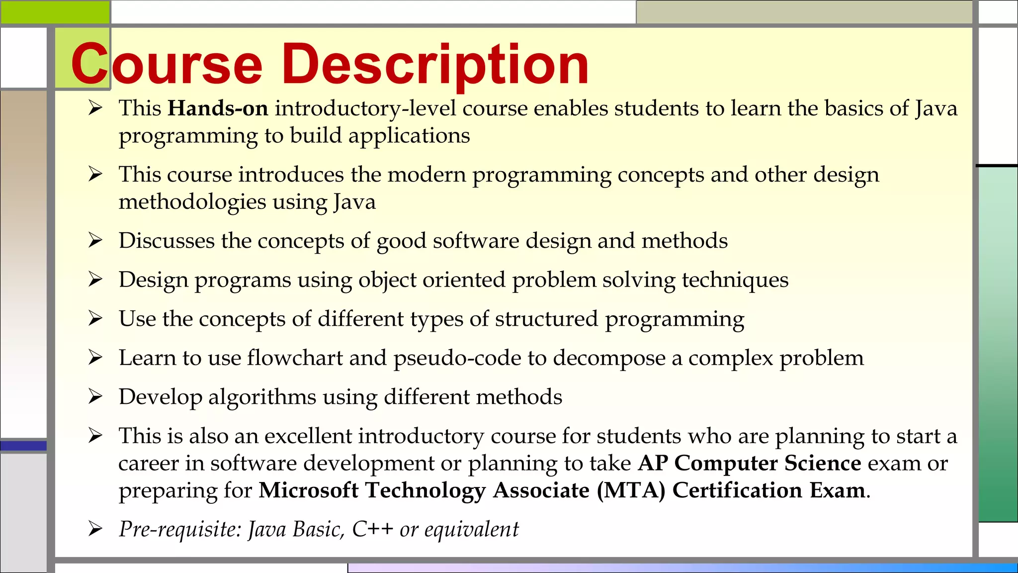 Ap Computer Science Test Prep Part 2 Object Oriented Programming Ppt