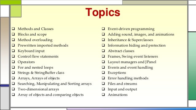 Ap Computer Science Classes And Objects Test Test12docx Ap